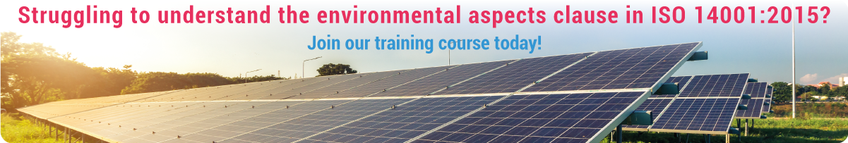 Last call for our November environmental aspects course - The ...