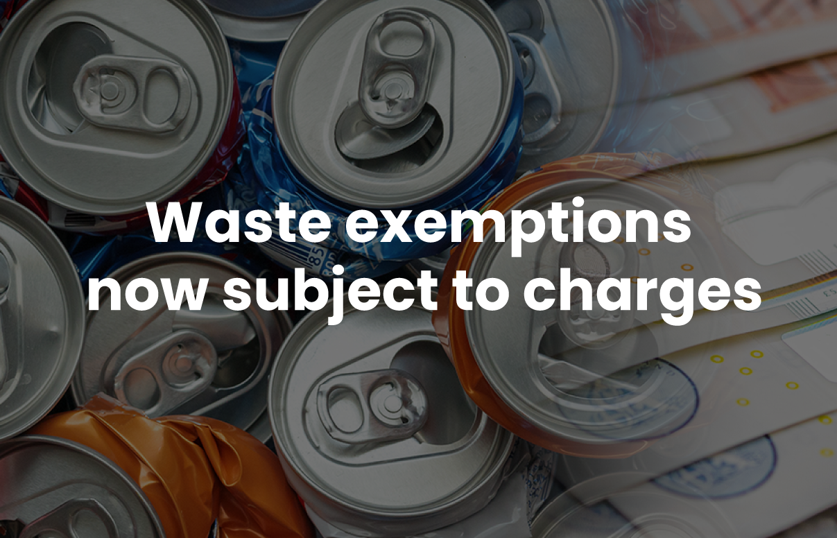 Waste exemptions now subject to charges - The Compliance People
